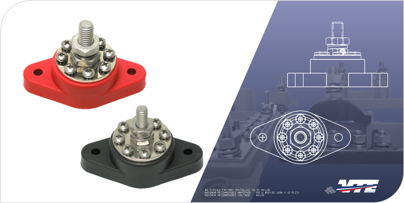 Power Distribution Post – 8 Point – VTE Australia